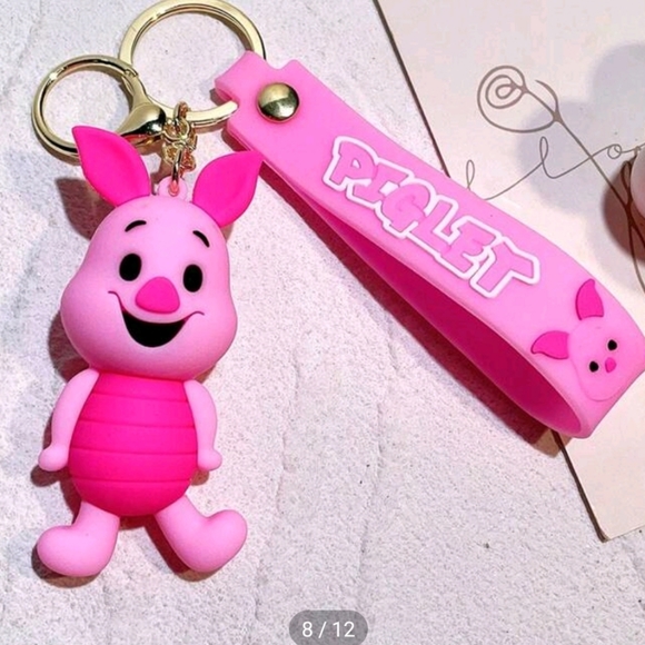 Disney | Accessories | Piglet Keychain | Poshmark